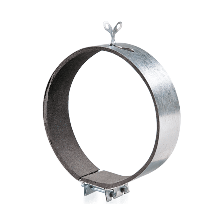 Collare stringitubo in Ferro Zincato con guarnizione - Growerline